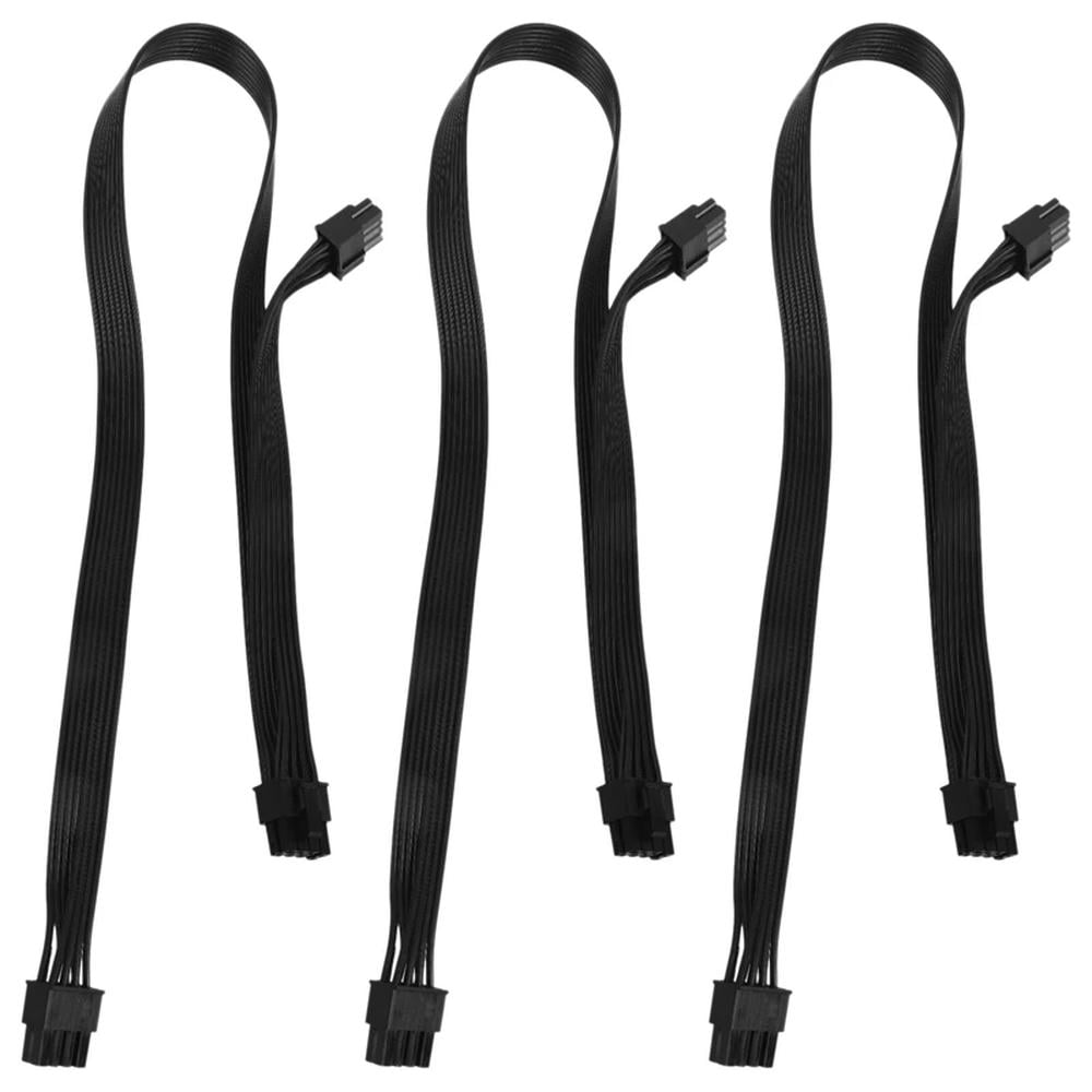 3X PCI-E 8 Pin To Dual 8Pin(6+2 Pin) Power Supply Cable For Cooler ...