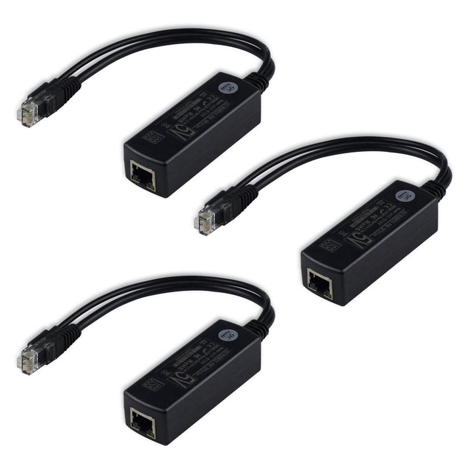 3X POE Power Supply Module Standard Isolated Splitter 48V to 5V2.4A USB Interface Splitter ...