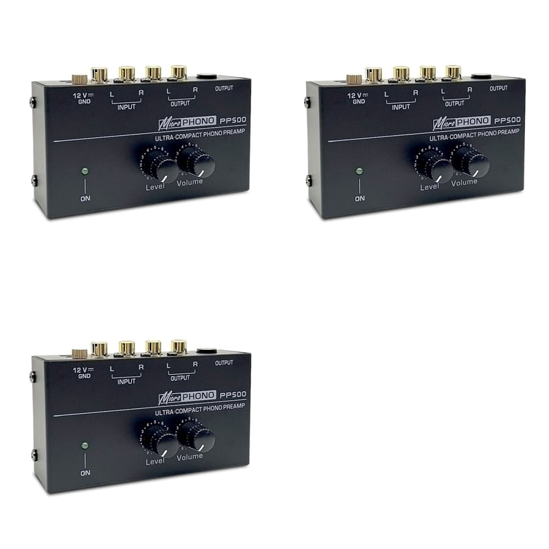 3X PP500 Record Player Preamplifier Vinyl Turntable Amplifier ...