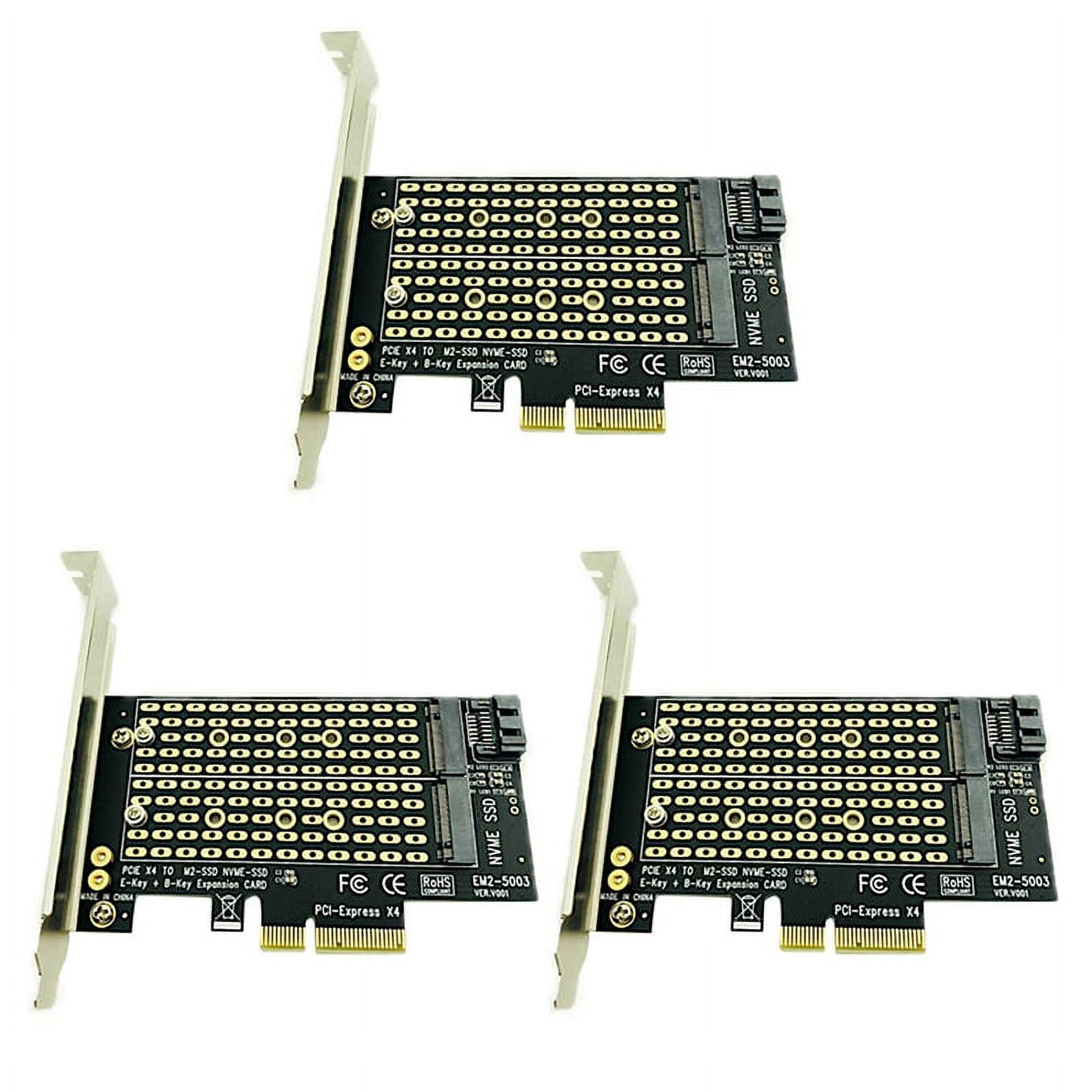 3X Pcie to M2/M.2 Adapter M.2 Ngff to Desktop Pcie X4 X8 X16 Nvme Sata ...