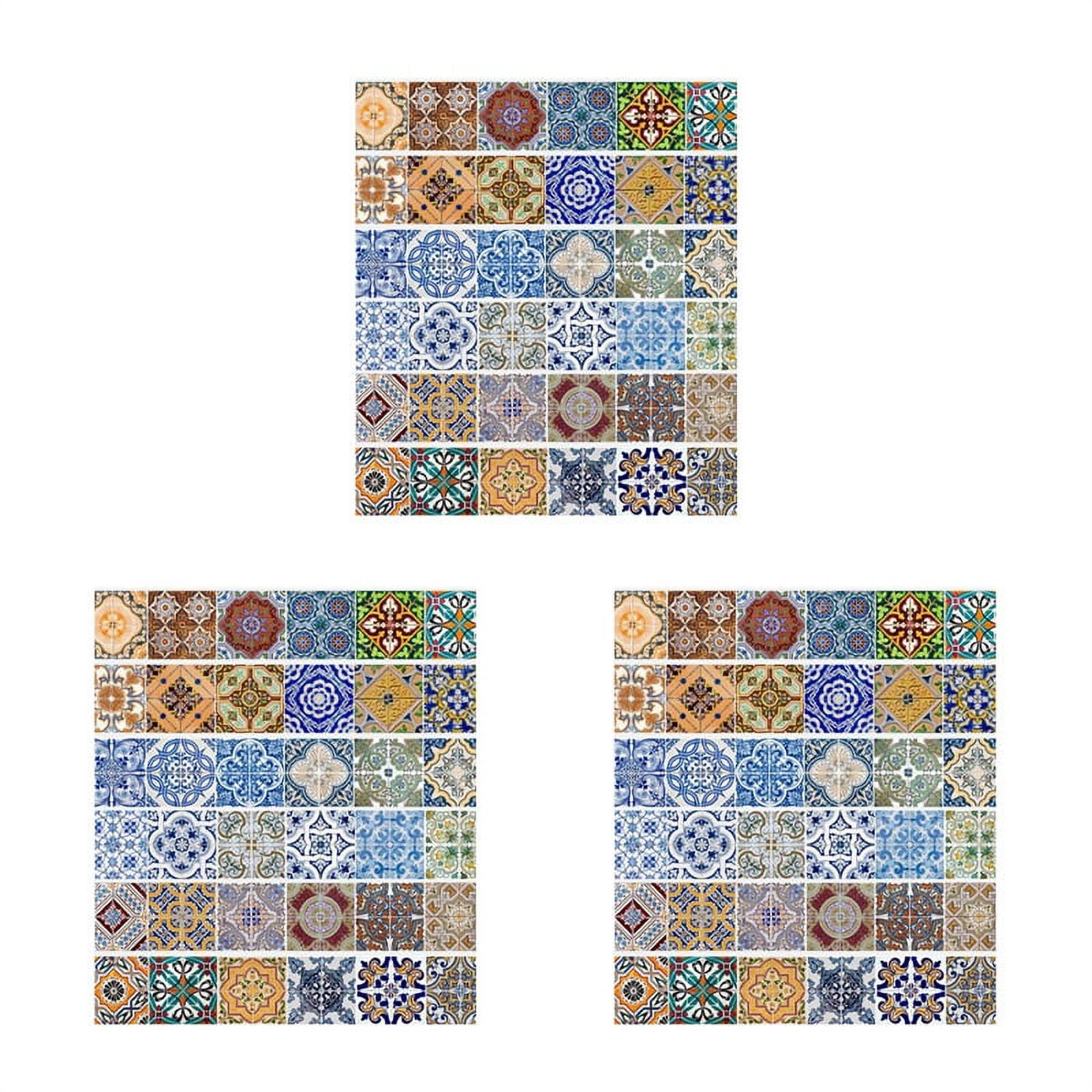 3X Peel and Stick Tile Backsplash Stair Riser Decals DIY Tile Decals ...