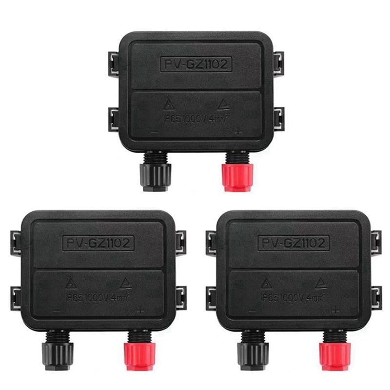 3X Photovoltaic Solar Panel Panel Junction Box 60-1500W IP67 for ...