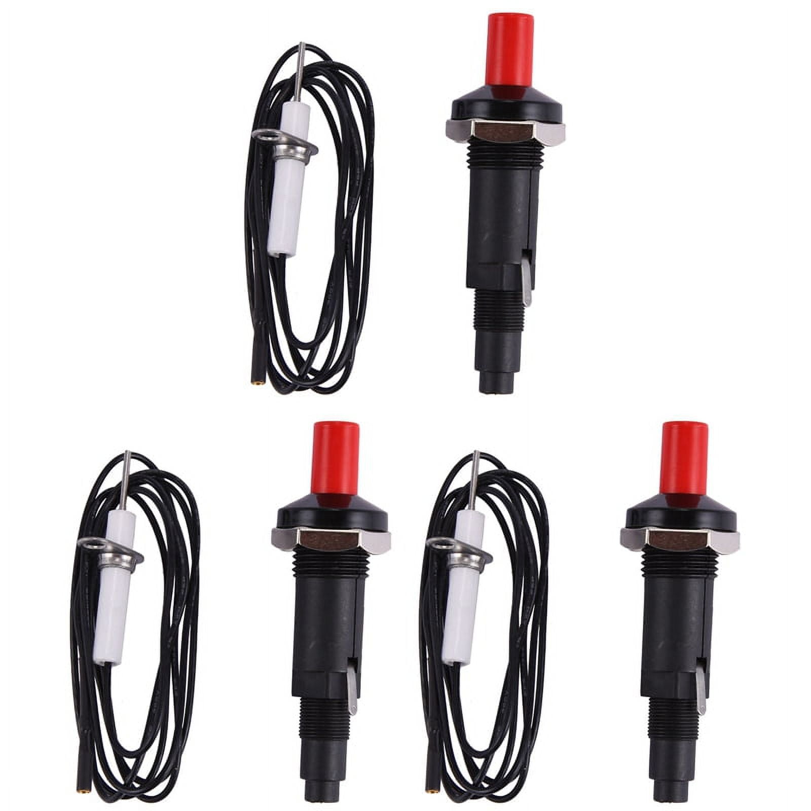 3X Piezo Ignition Set with Cable 1000mm Long Push Button Kitchen for ...