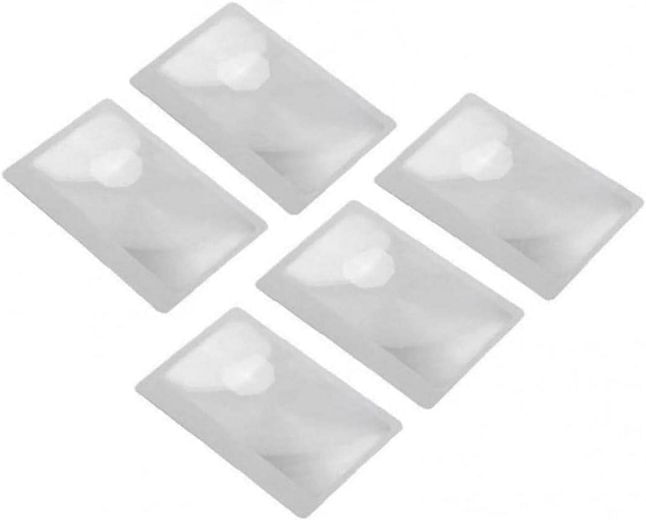 3X Pocket Magnifier, 5Pcs Portable Fresnel Lens Credit Card Size ...