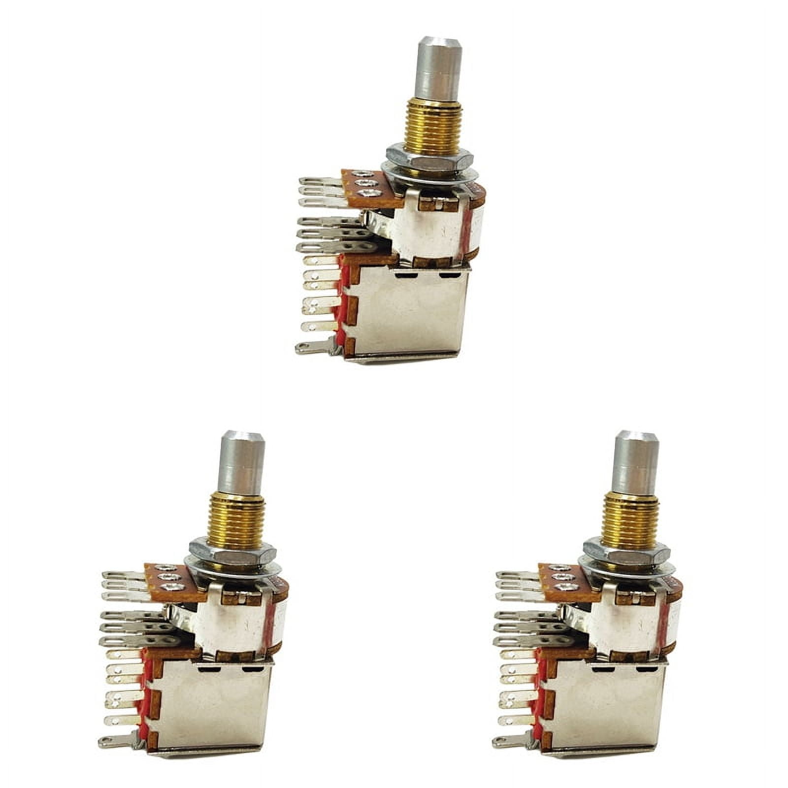 3X Potentiometer Push Pull Switch Guitar Control Pot Electric Guitar ...
