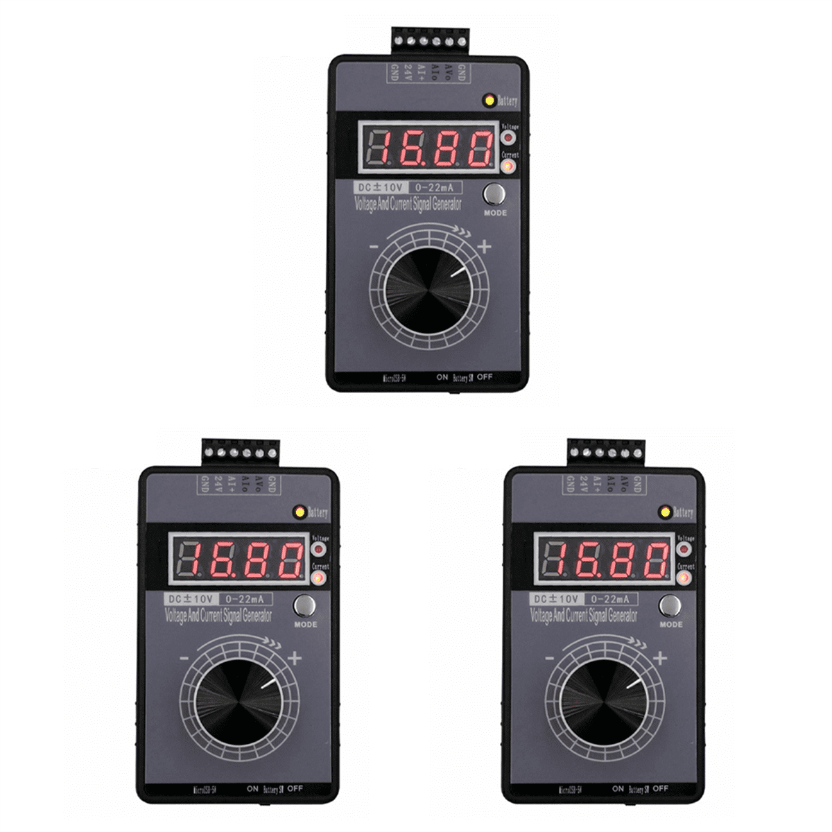 3X Precision 4-20MA Current Voltage Signal Generator, Analog Simulator ...