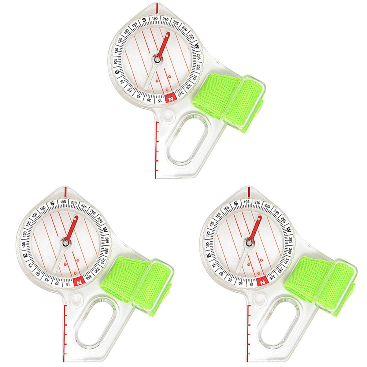 3X Professional Outdoor Thumb Compass Competition Elite Direction ...