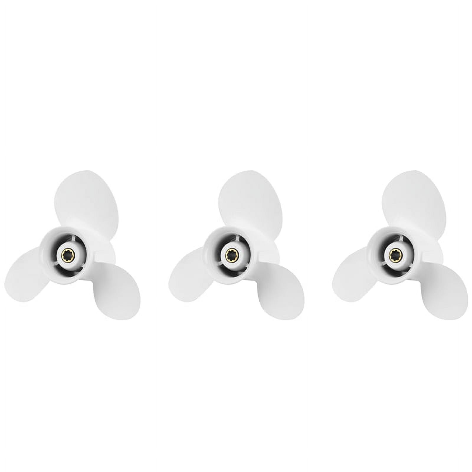 3X Propeller 9 1/4X11 for Outboard Engines 9.9 F9.9 15HP F15C F15 F20 8 ...