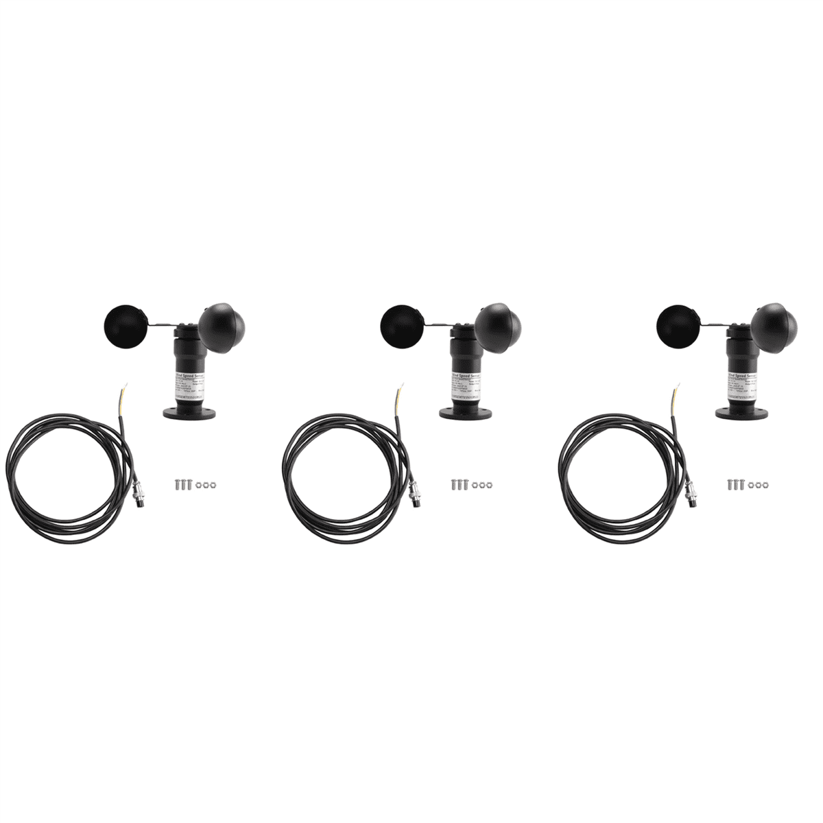 3X Pulse Signal Wind Sensor Digital Anemometer Pulse Signal Output Wind ...