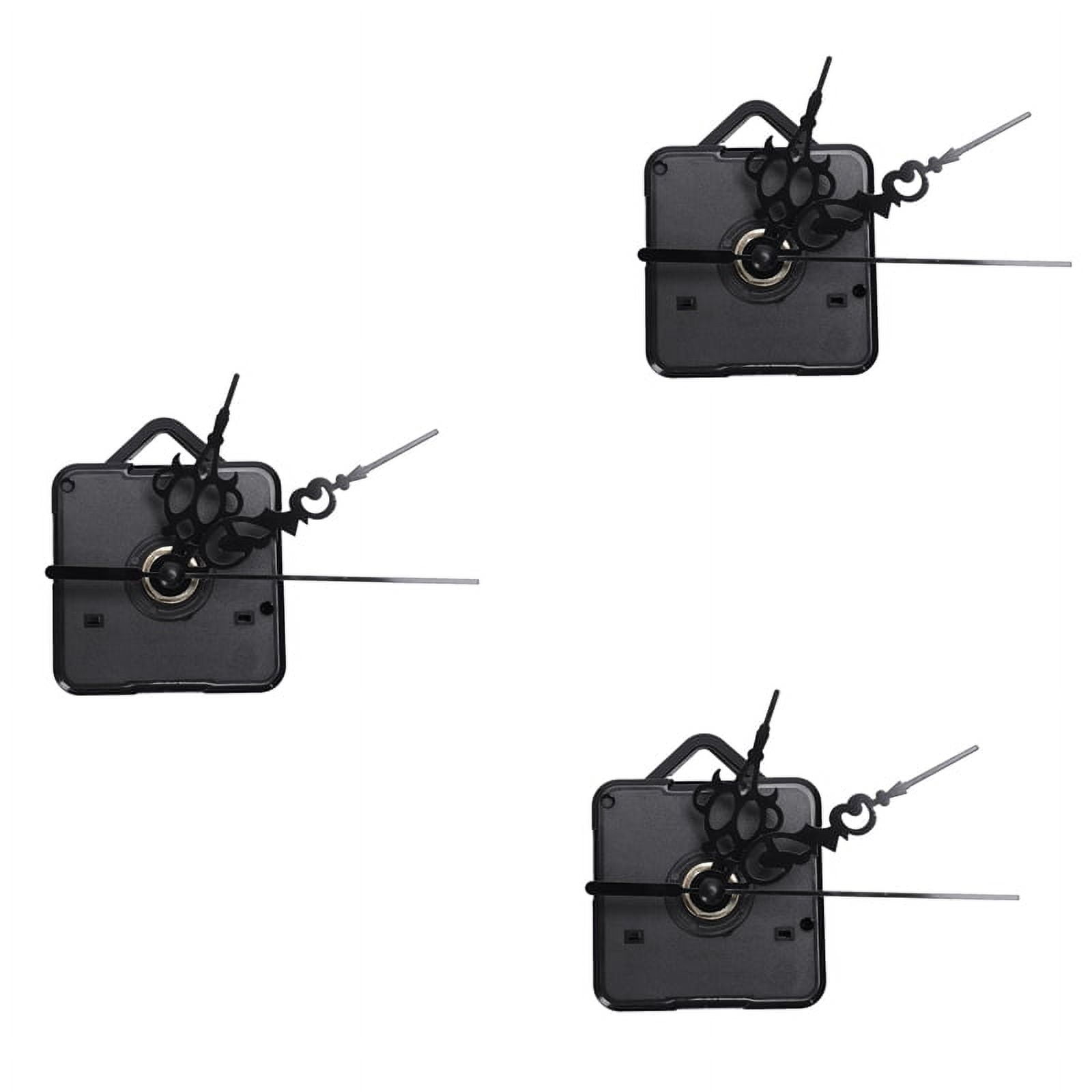 3X Quartz Wall Clock Movement Mechanism Black Diy Repair Parts Kit ...