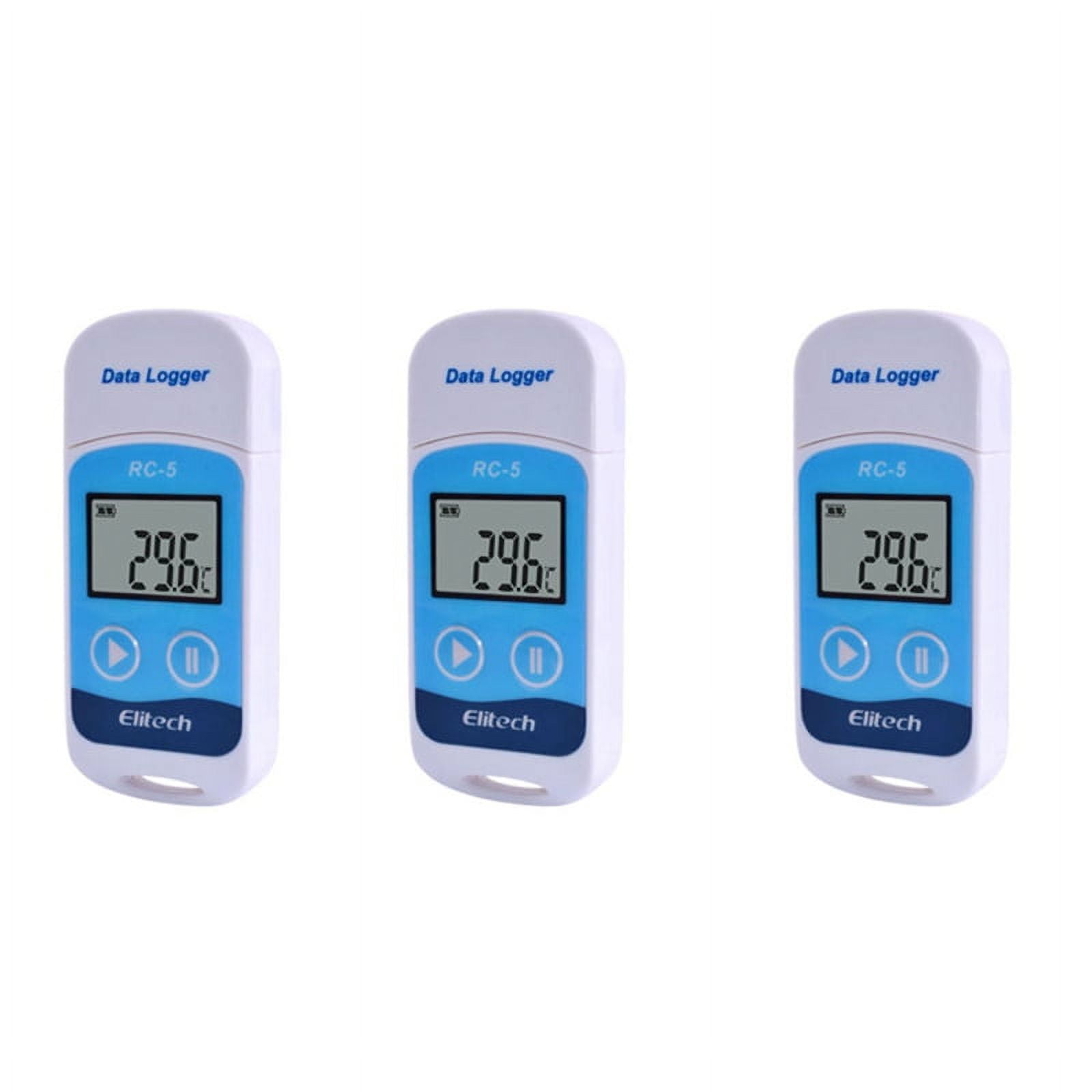 3X RC-5 High- Digital USB Temperature Data Logger - Walmart.com