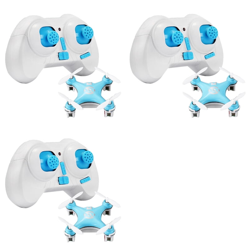3X RC Quadcopter Cx10 Mini Remote Control Drone 2.4G 4CH with LED ...