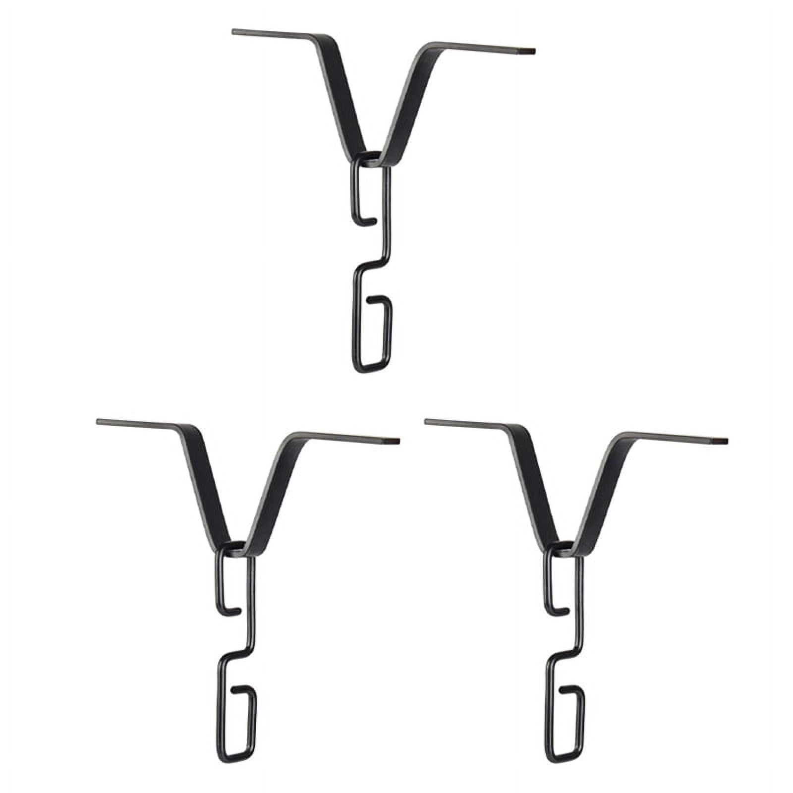 3X Rain Chain Gutter Adapter, Black V-Shaped Rain Chain Adapter with S ...