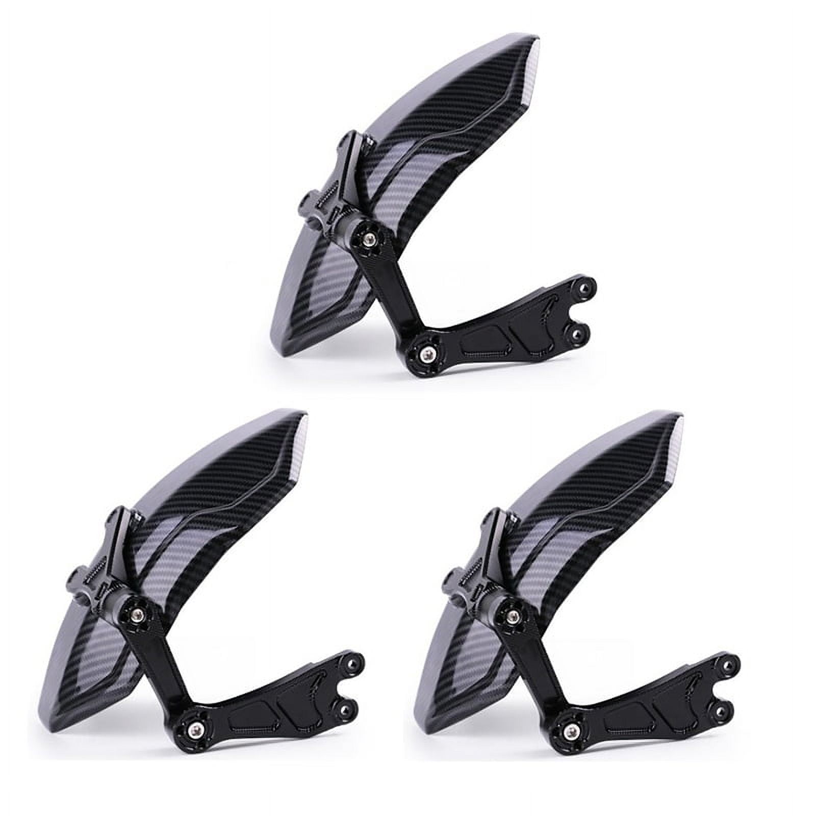 3X Rear Wheel Mudguard Carbon Fiber Splash Guard Cover Without Bracket ...