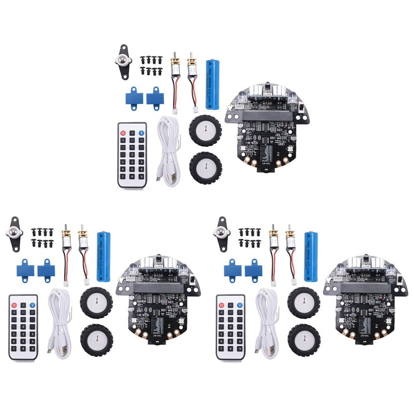 3X Robot Programmable Robotic Kit Based on Microbit V2 and V1 for STEM ...