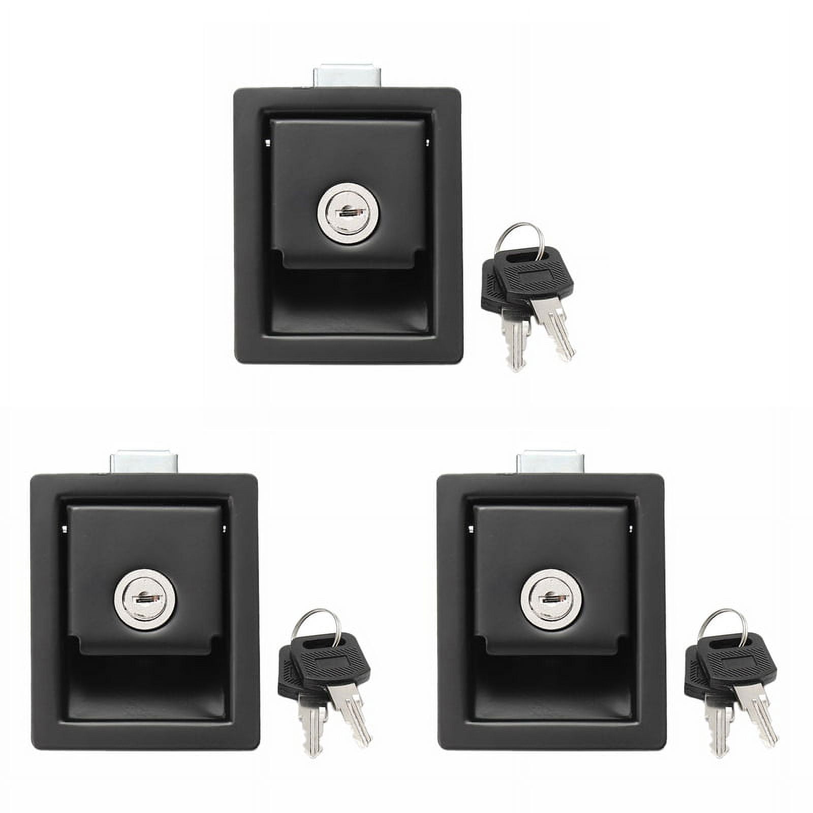 3X Rv Car Paddle Entry Door Lock Latch Handle Knob -Trailer Pull Type ...