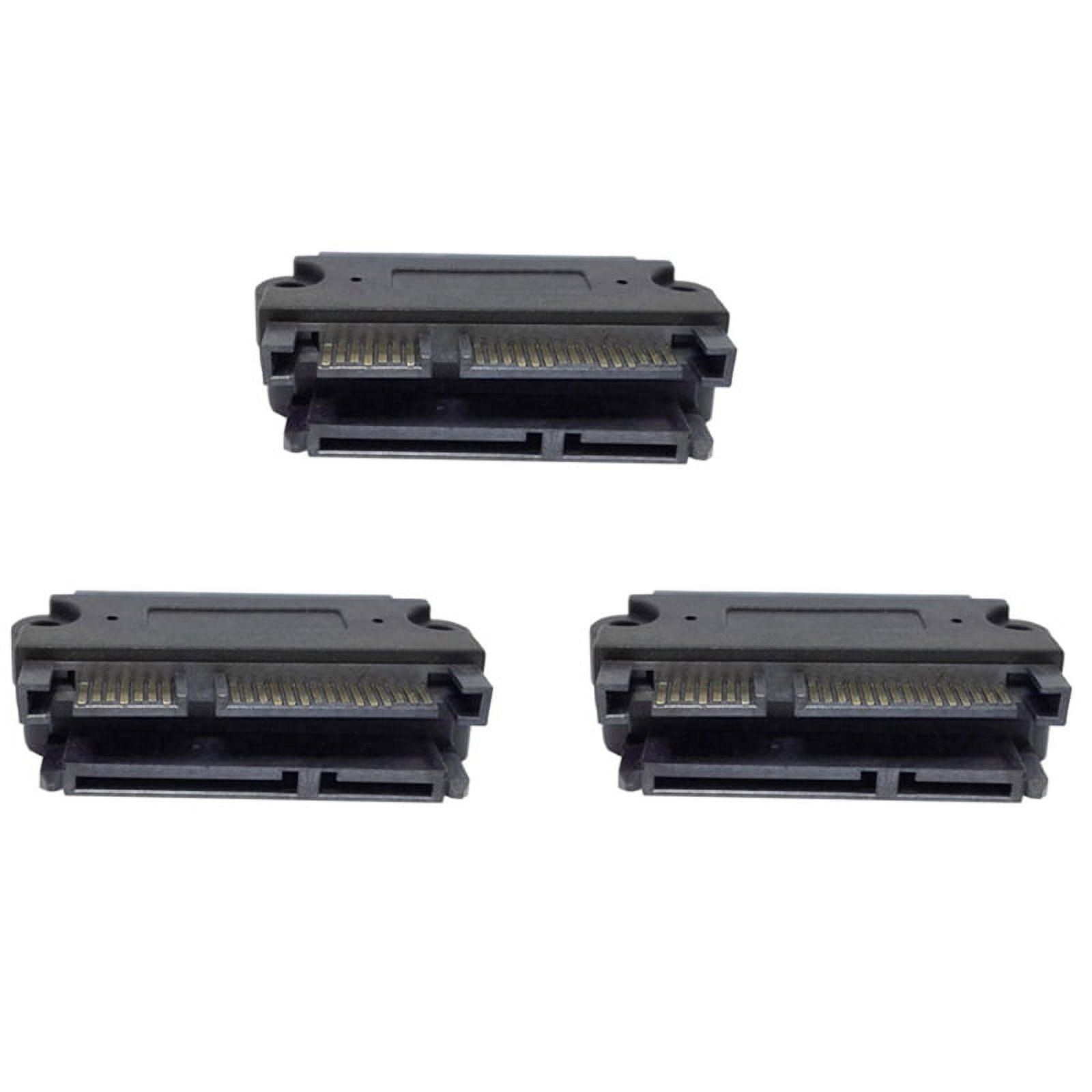3X SATA 22P 7 + 15 Male to 22Pin Female Convertor Adapter - Walmart.com