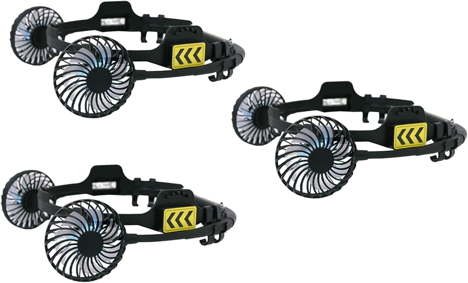 3X Safety Helmets Fan for Helmets Accessories Easy to Install ...
