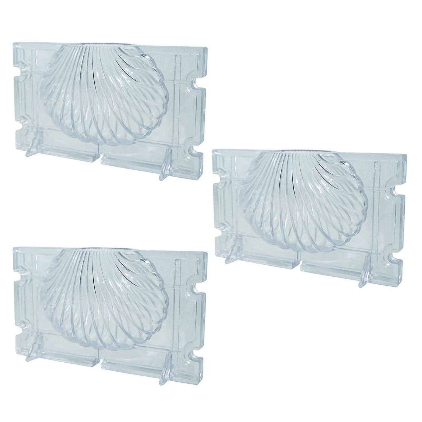 3X Scented Candle Mold Seashell Scallop Shell Candle Mold Handmade ...