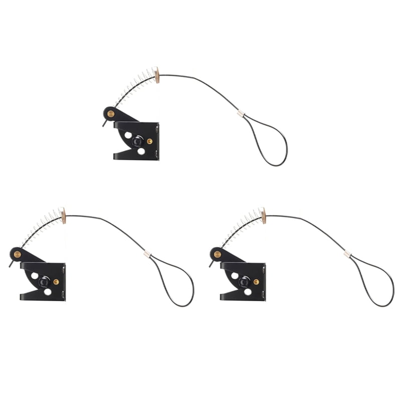 3X Self Locking Gate Latch for Wooden Fence Heavy Duty, Steel Spring ...