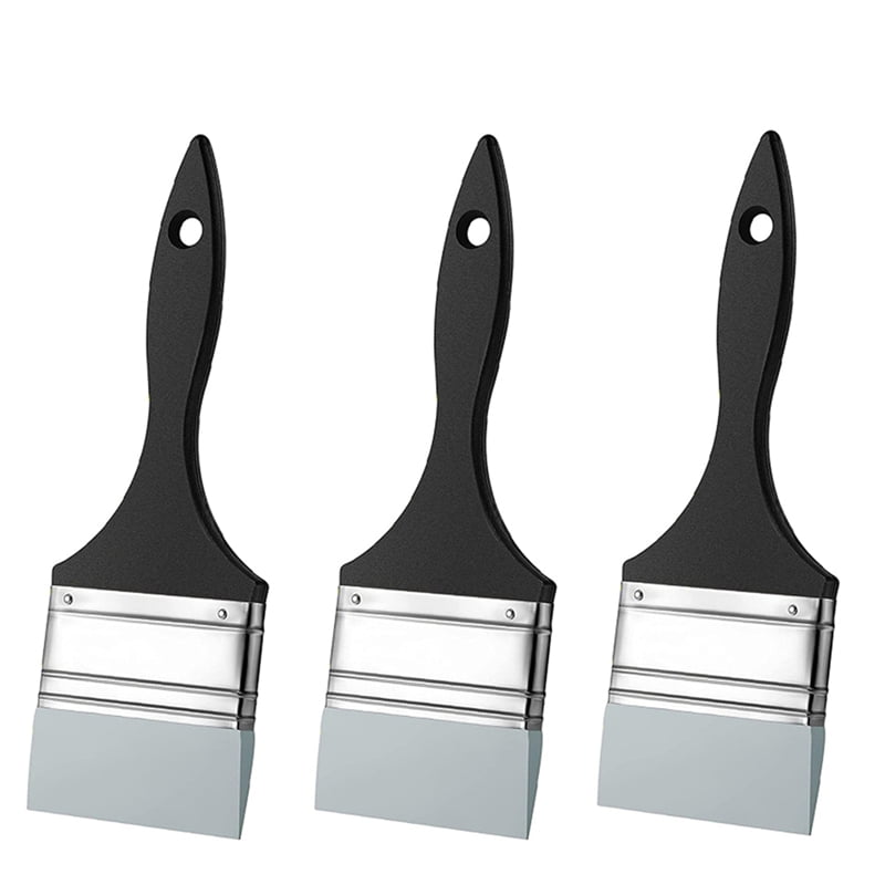 3X Silicone Color Shaper Brush Wide Firm Flat Silicone Paint Brush ...