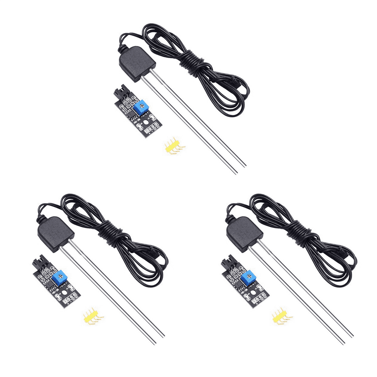 3X Soil Moisture Humidity Sensor Detector Module Soil Moisture Test ...