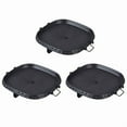 3X Square Nonstick Korean Grill Pan Barbecue Portable Hot Plate Stone ...