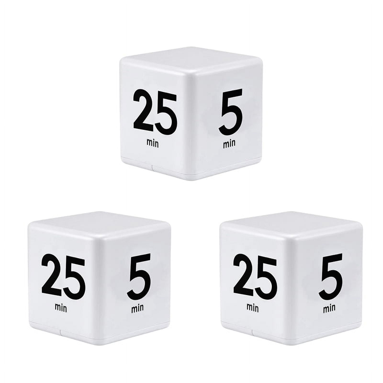 3X Square Timer Kitchen Timer Time Management Timer for Sensor Flip ...