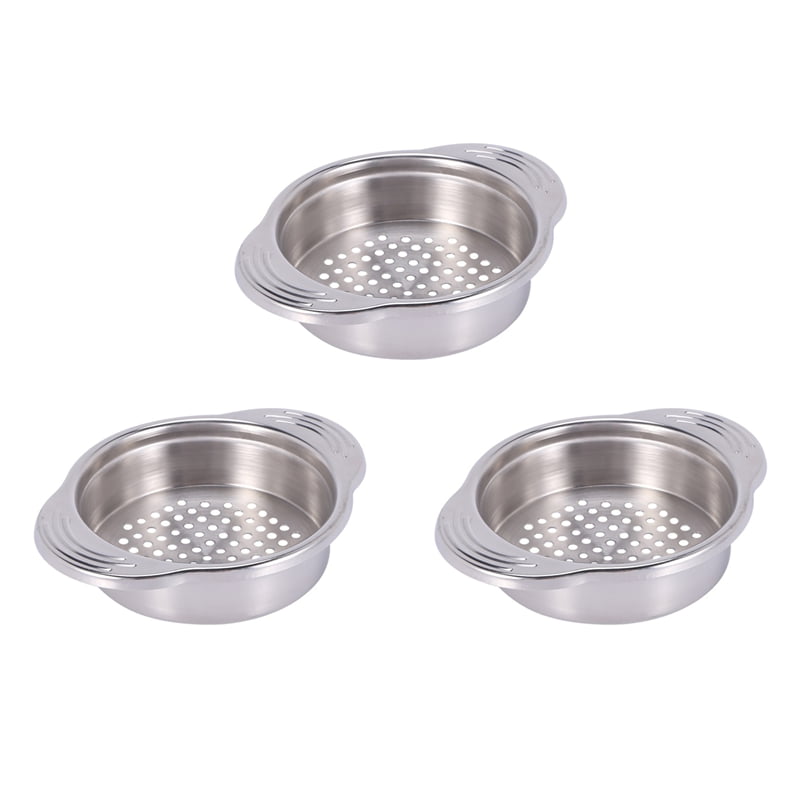 3X Stainless Steel Food Can Strainer Sieve Tuna Lid Oil Drainer Remover ...