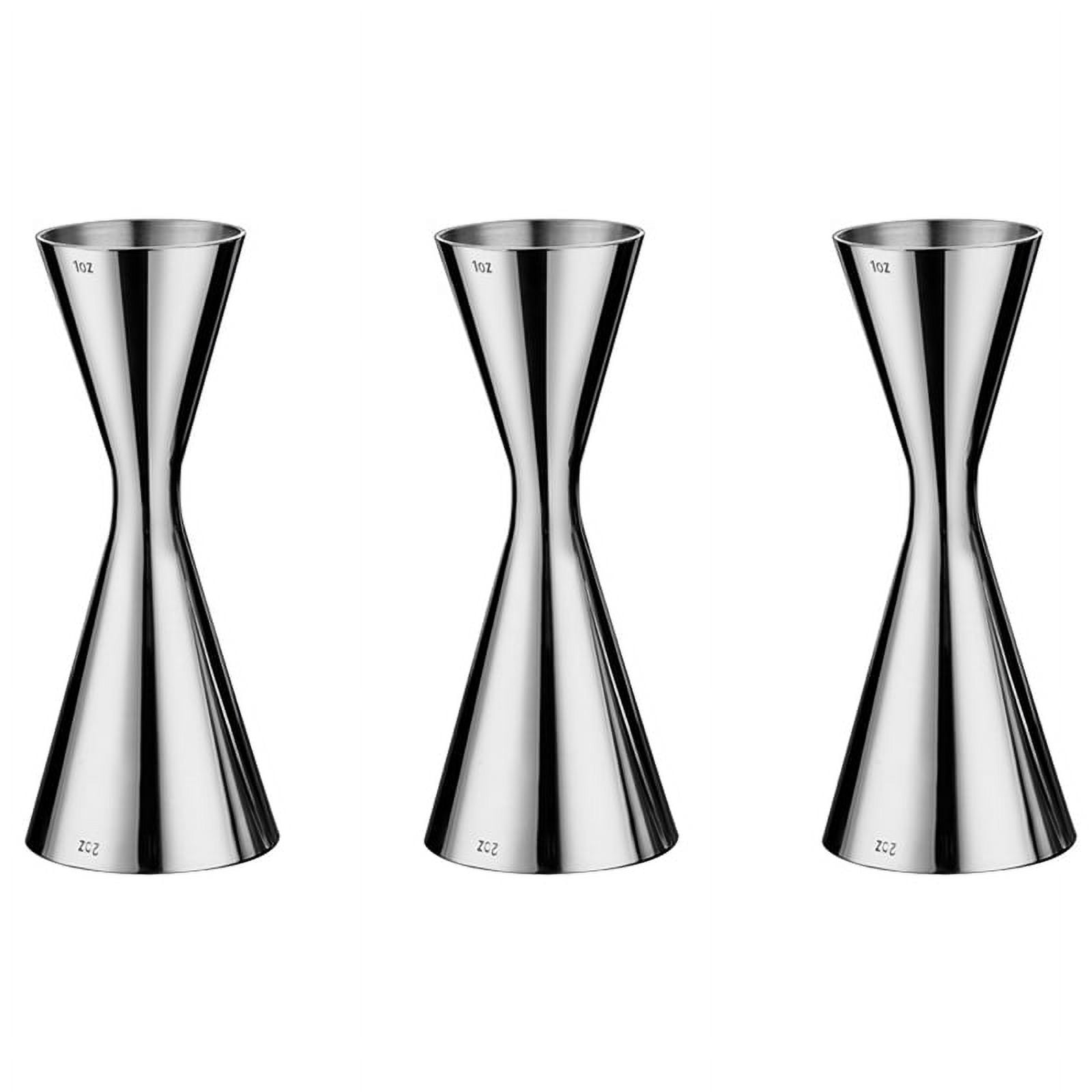 3X Stainless Steel Measure Cup Double Head Bar Party Wine Cocktail ...