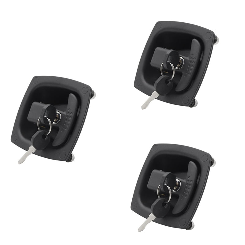 3X T-Shape Handle Lock for Truck Trailer Door Latch Waterproof T-Handle ...