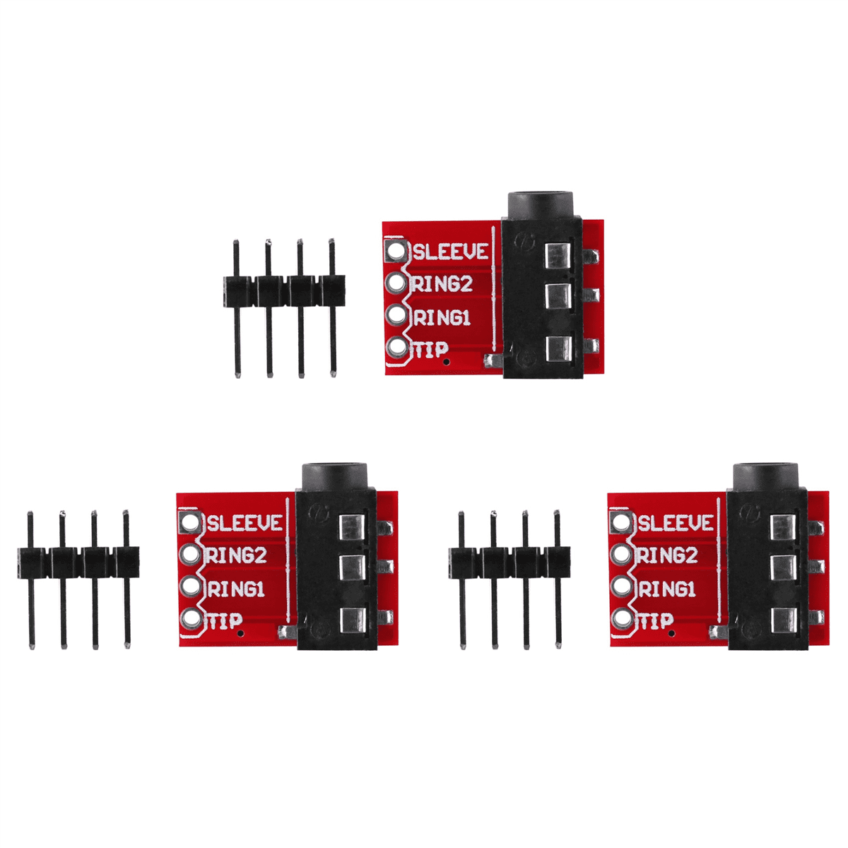 3X TRRS 3.5mm Jack Breakout Board Headphone Video Audio MP3 ...