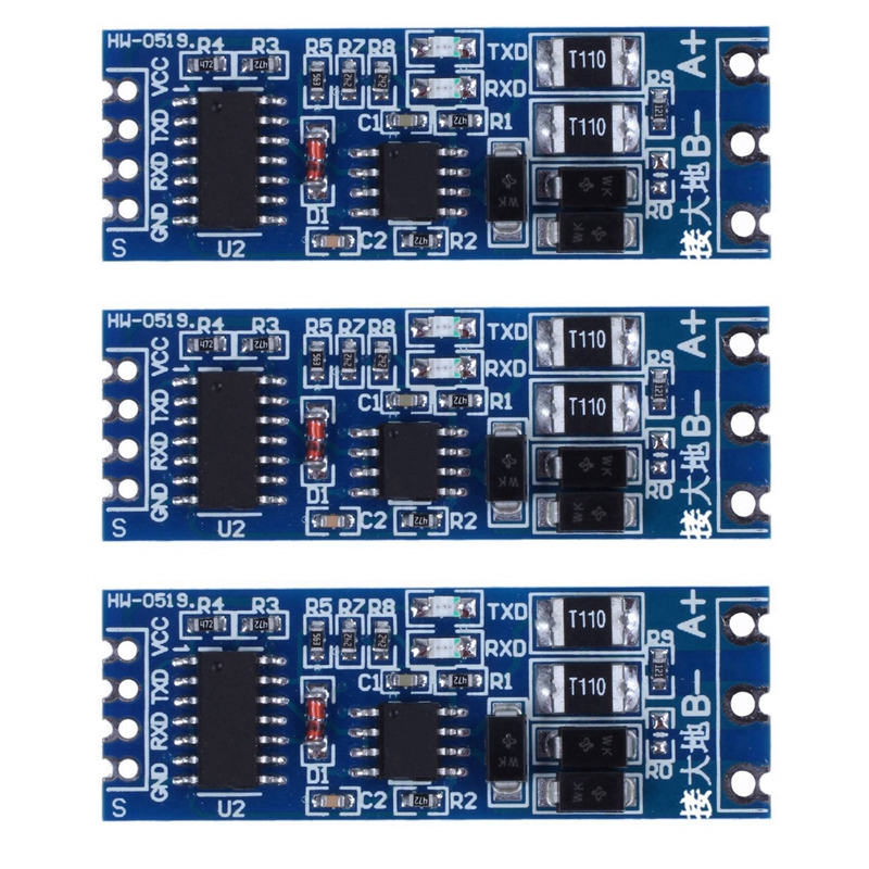 3X TTL to RS485 Adapter 485 Serial Port UART Level Converter Module 3.3V 5V - Walmart.com