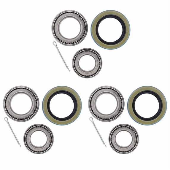 3X Trailer Hub Bearings Kit for 3500 1.719 Inch Spindle 84 Axle L68149 ...
