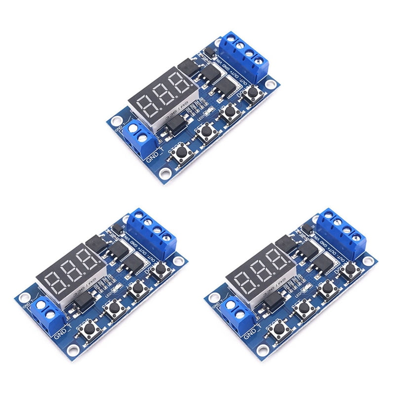 3X Trigger Cycle Timing Delay Switch Circuit Double MOS Tube Control ...