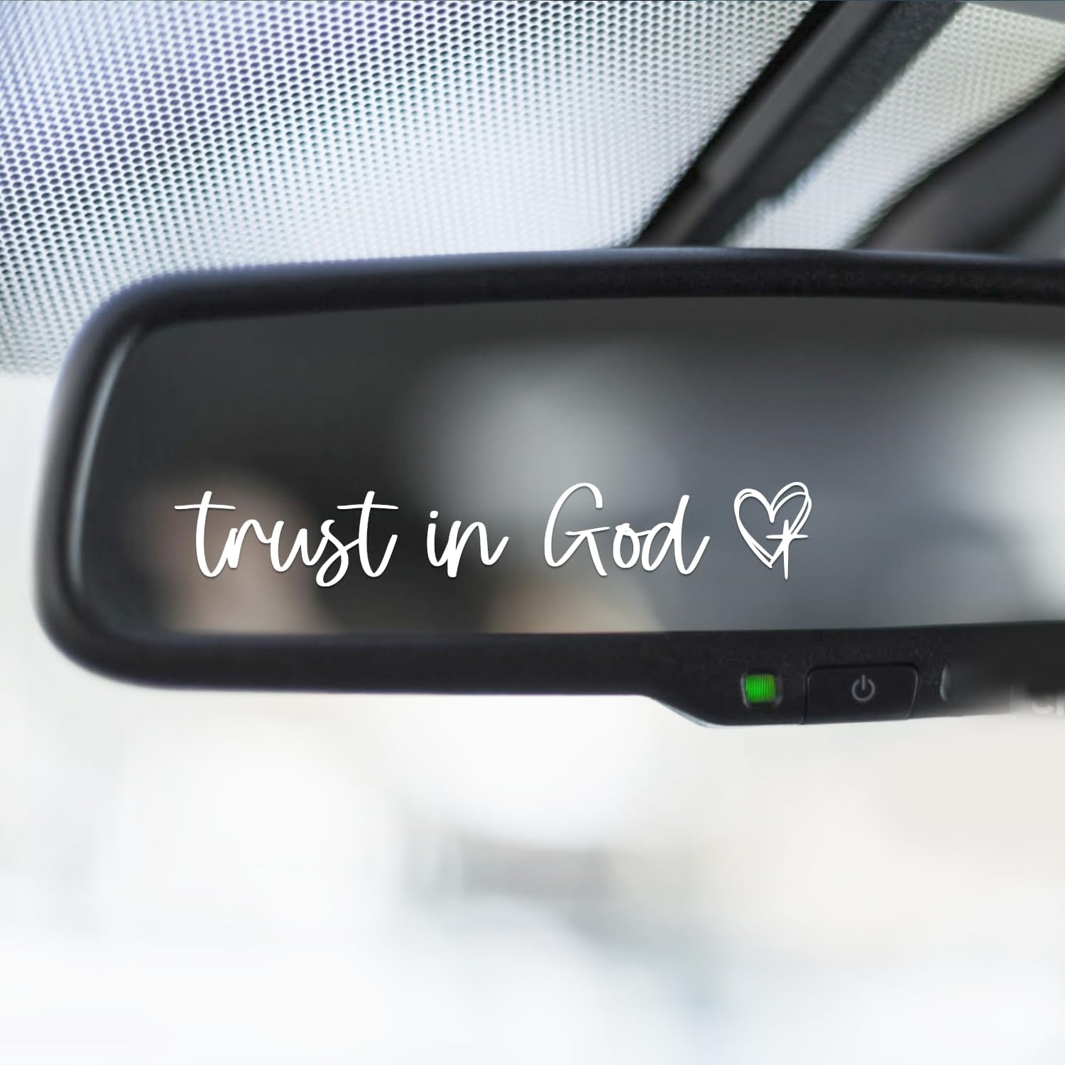 3X Trust In God Mirror Decal, Car Stickers For Women, Jesus Stickers ...