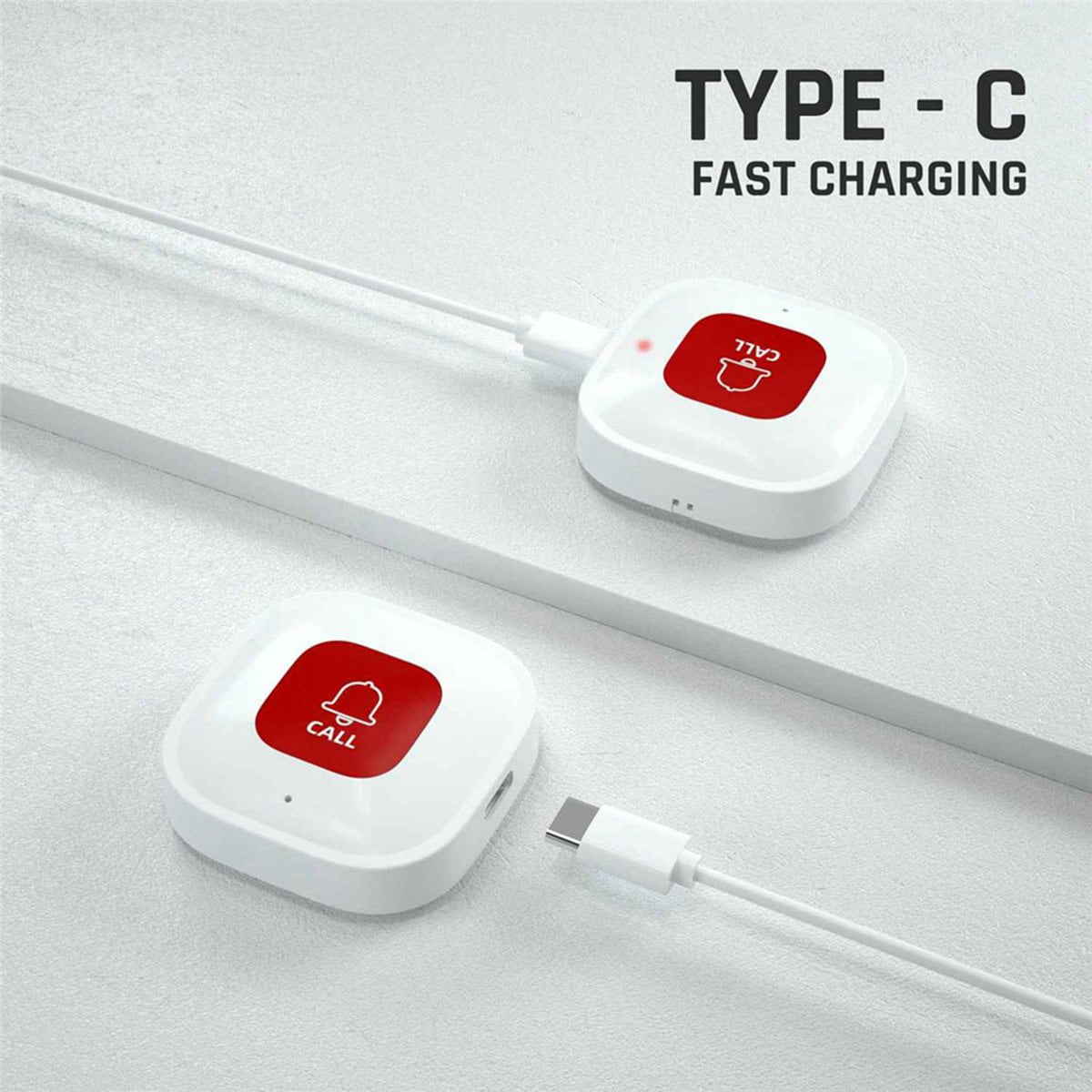 3X Tuya WiFi Smart SOS Call Button Wireless Caregiver Pager Phone Alert ...