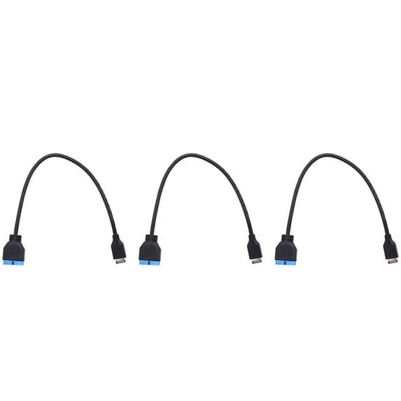 3X USB 3.1 Front Panel Header to USB 3.0 20Pin Header Extension Cable ...