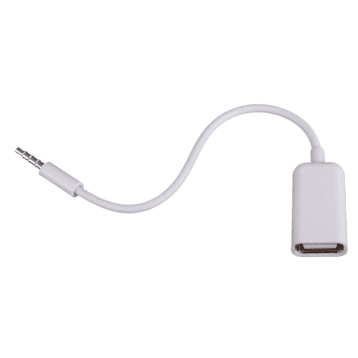 3X USB Female to AUX 3.5mm Male Jack Plug Audio Converter Adapter Data ...