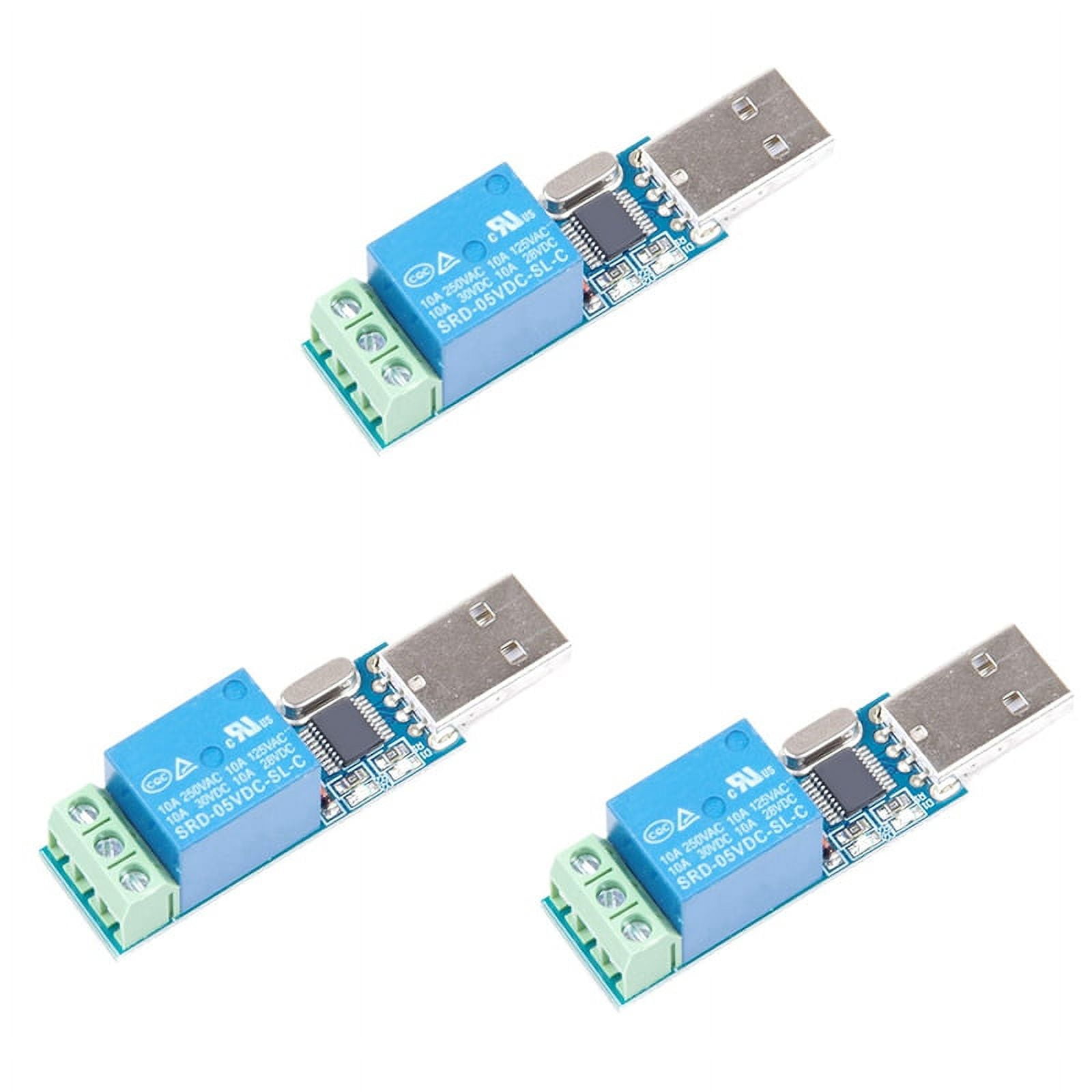 3X USB Relay Module USB Intelligent Control Switch USB Switch for LCUS ...
