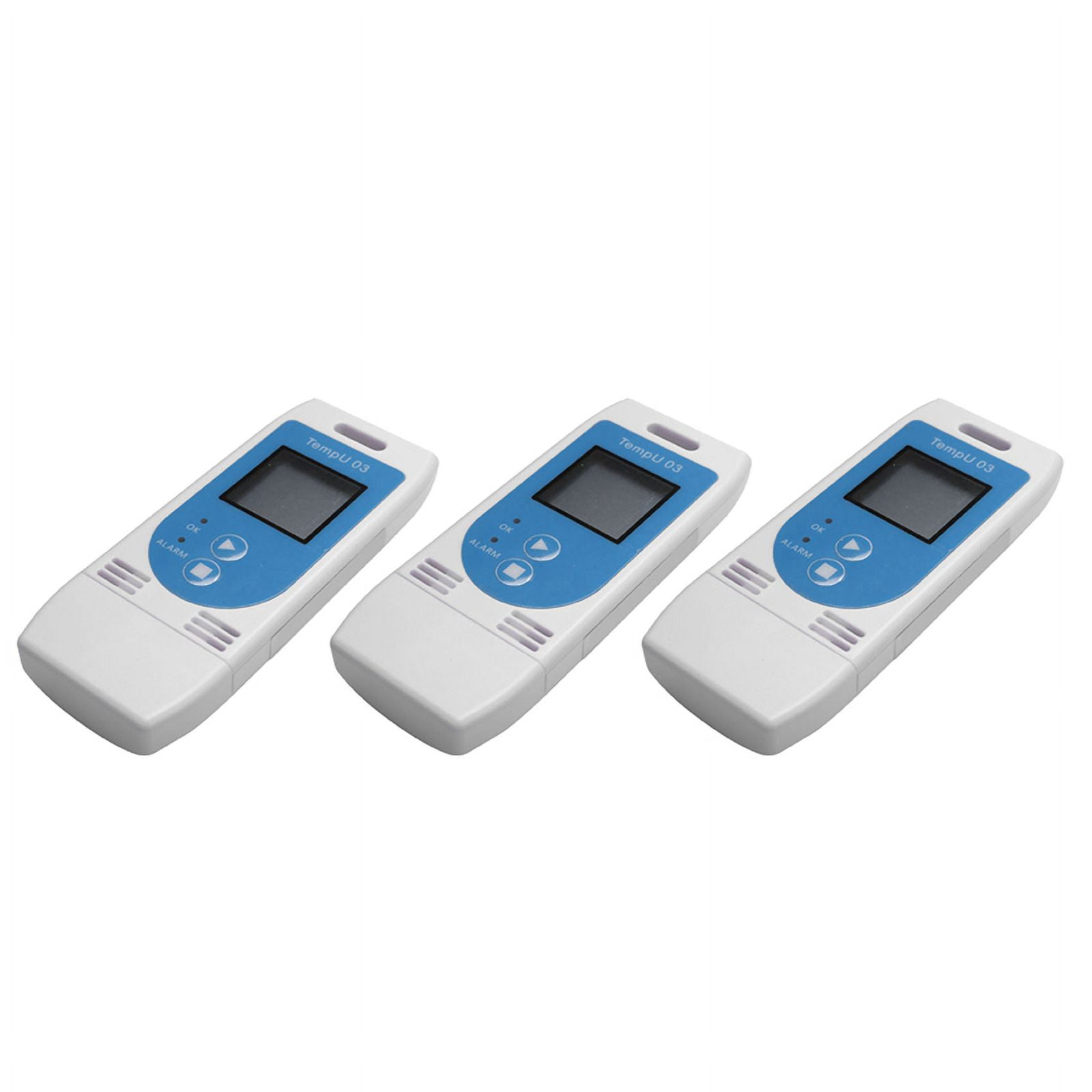 3X USB Temperature Humidity Data Logger Reusable RH TEMP Data Logger ...