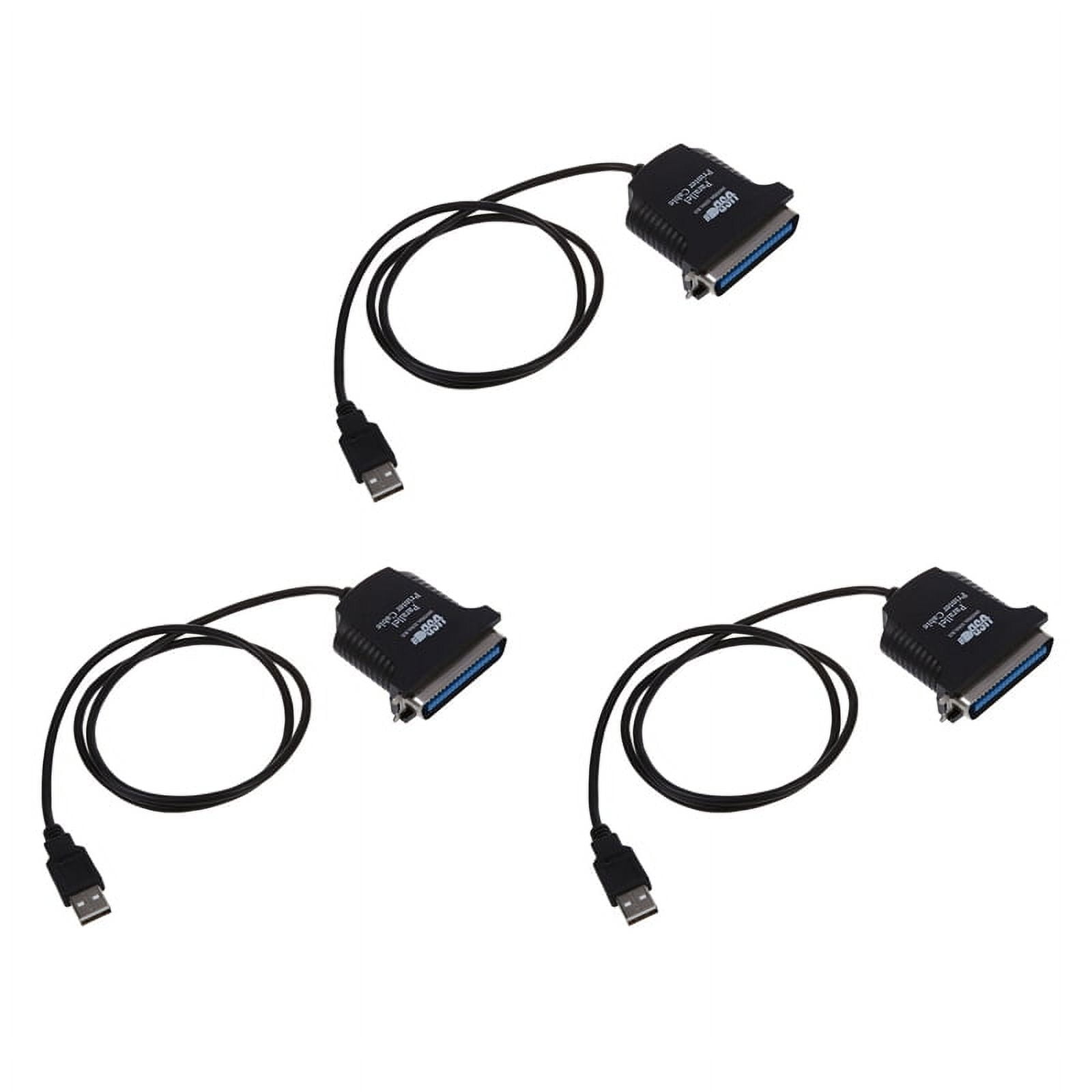 3X USB to Parallel 36 Pin Centronics Printer Adapter Cable - Walmart.com