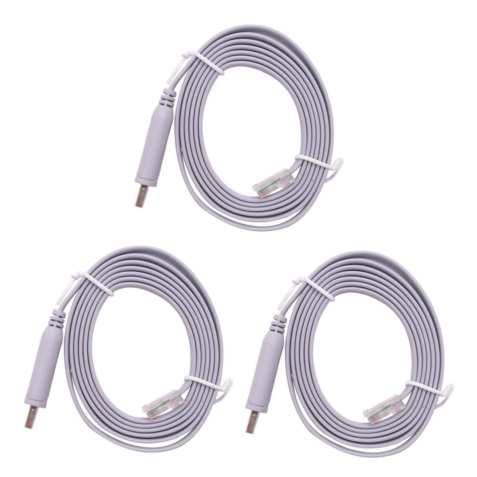 3X USB to RJ45 for USB Console Cable 744664241835 - Walmart.com
