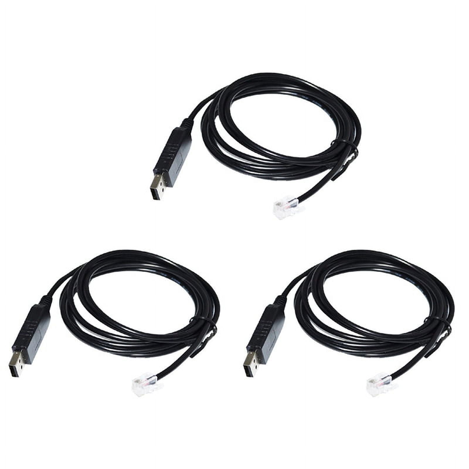 3X USB to Rj11 Rj12 6P4C Adapter Serial Control Cable EQMOD Cable for ...