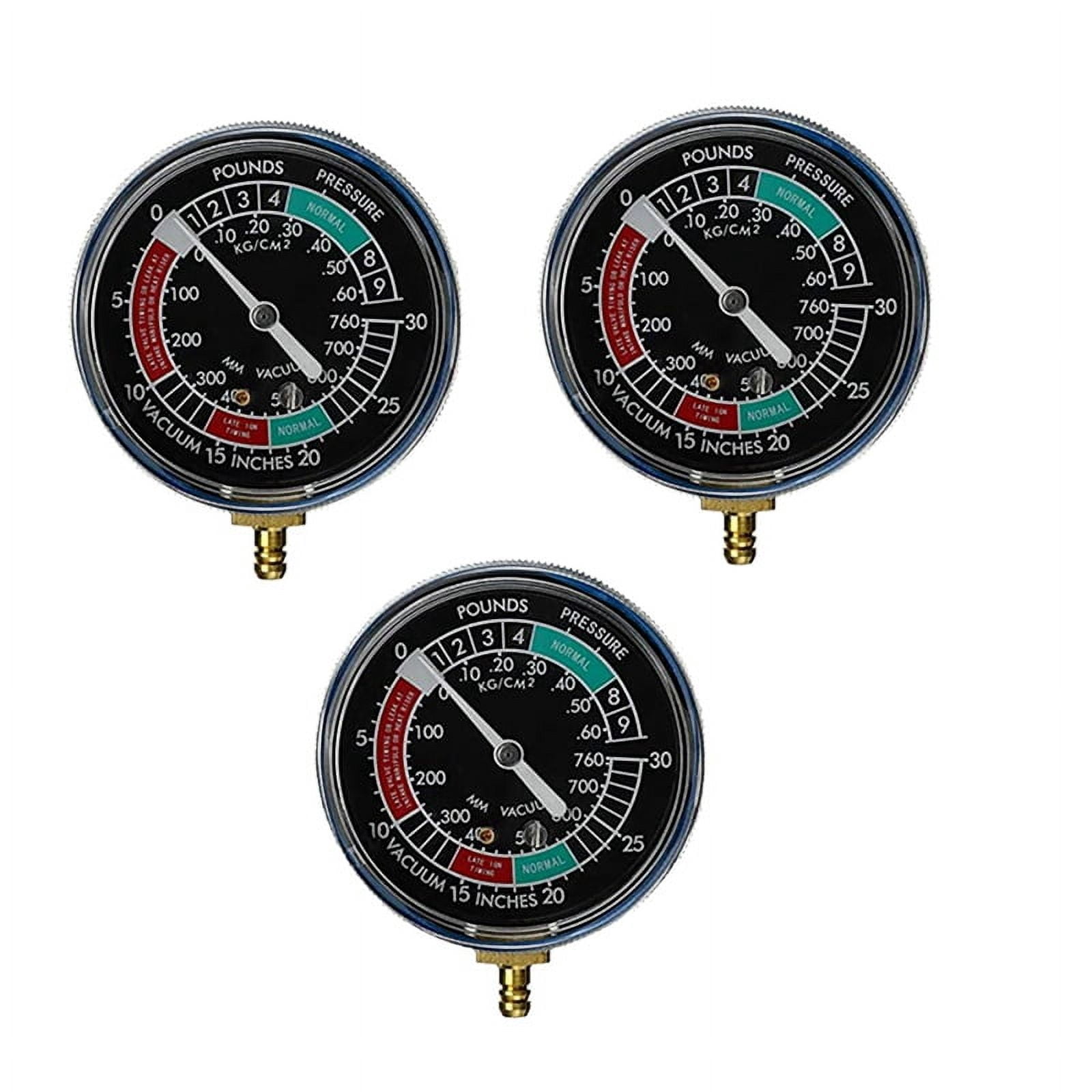 3X Universal Motorcycle Vacuum Gauge Carburetor Synchronizer Gauge ...