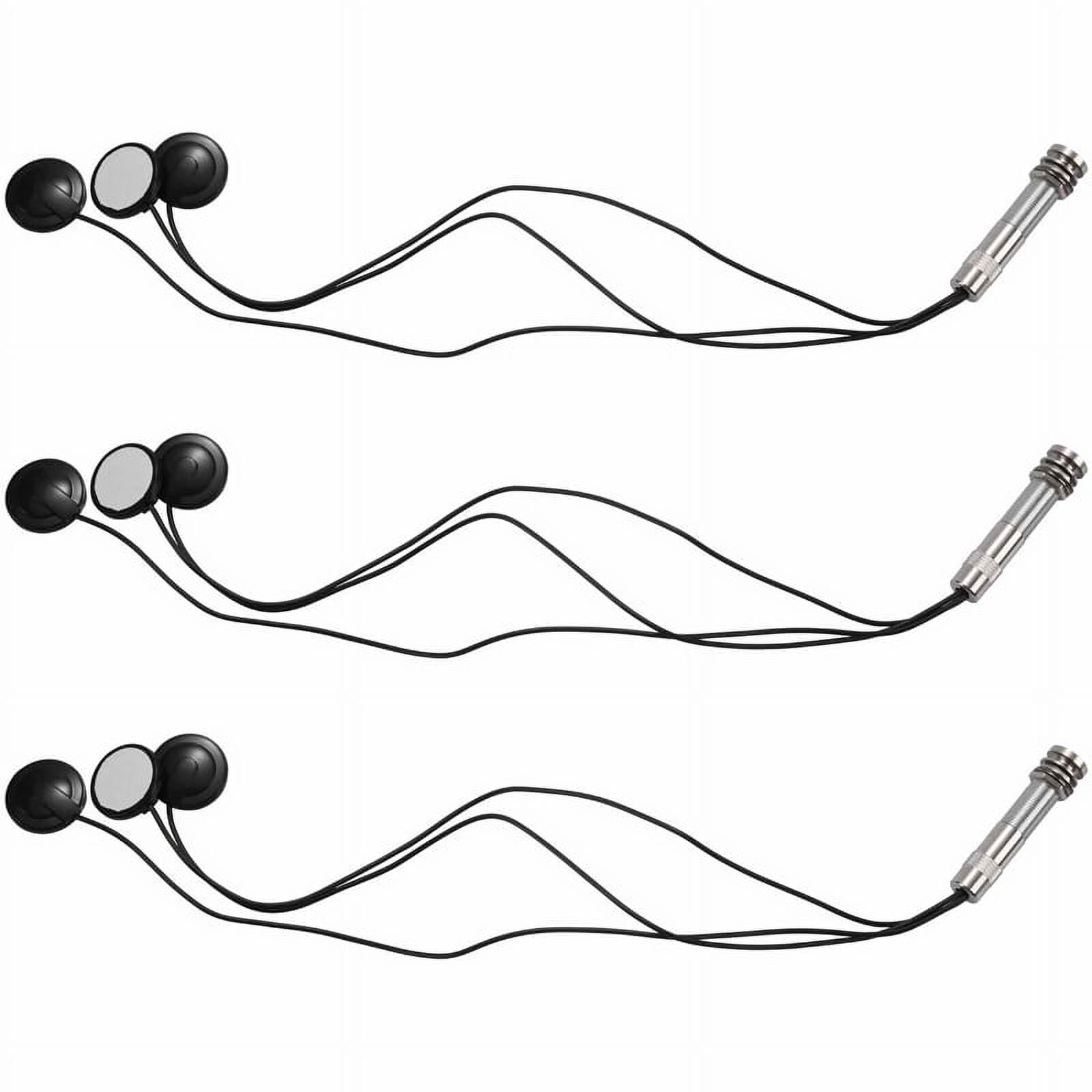 3X Universal Pickup Piezo 3 Transducer 6.35mm for Acoustic Guitar ...