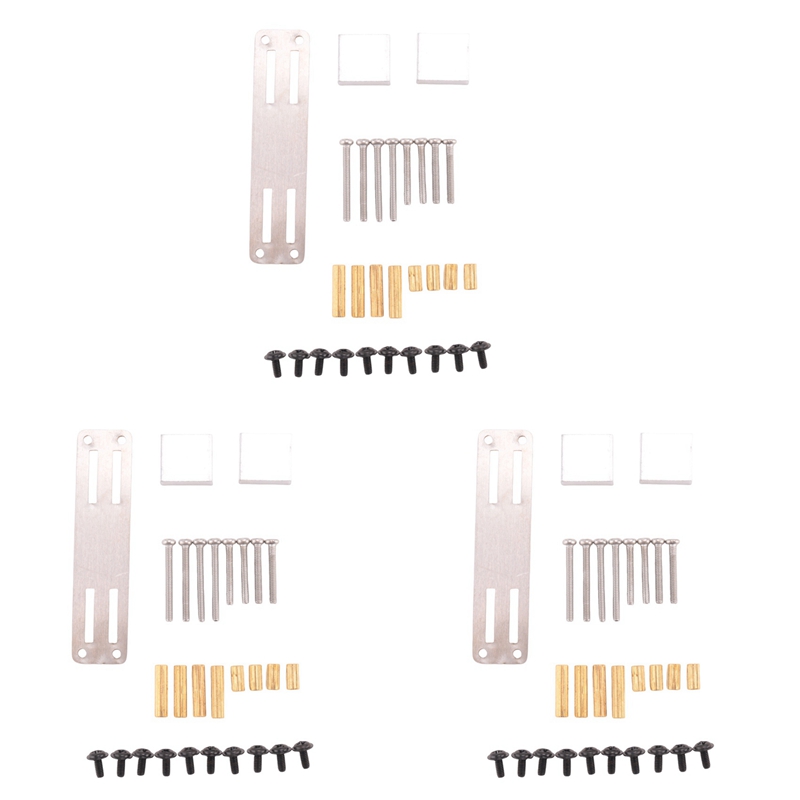 3X Upgraded Metal Fixed Mount Bracket Kit Parts for RC Truck Car ...