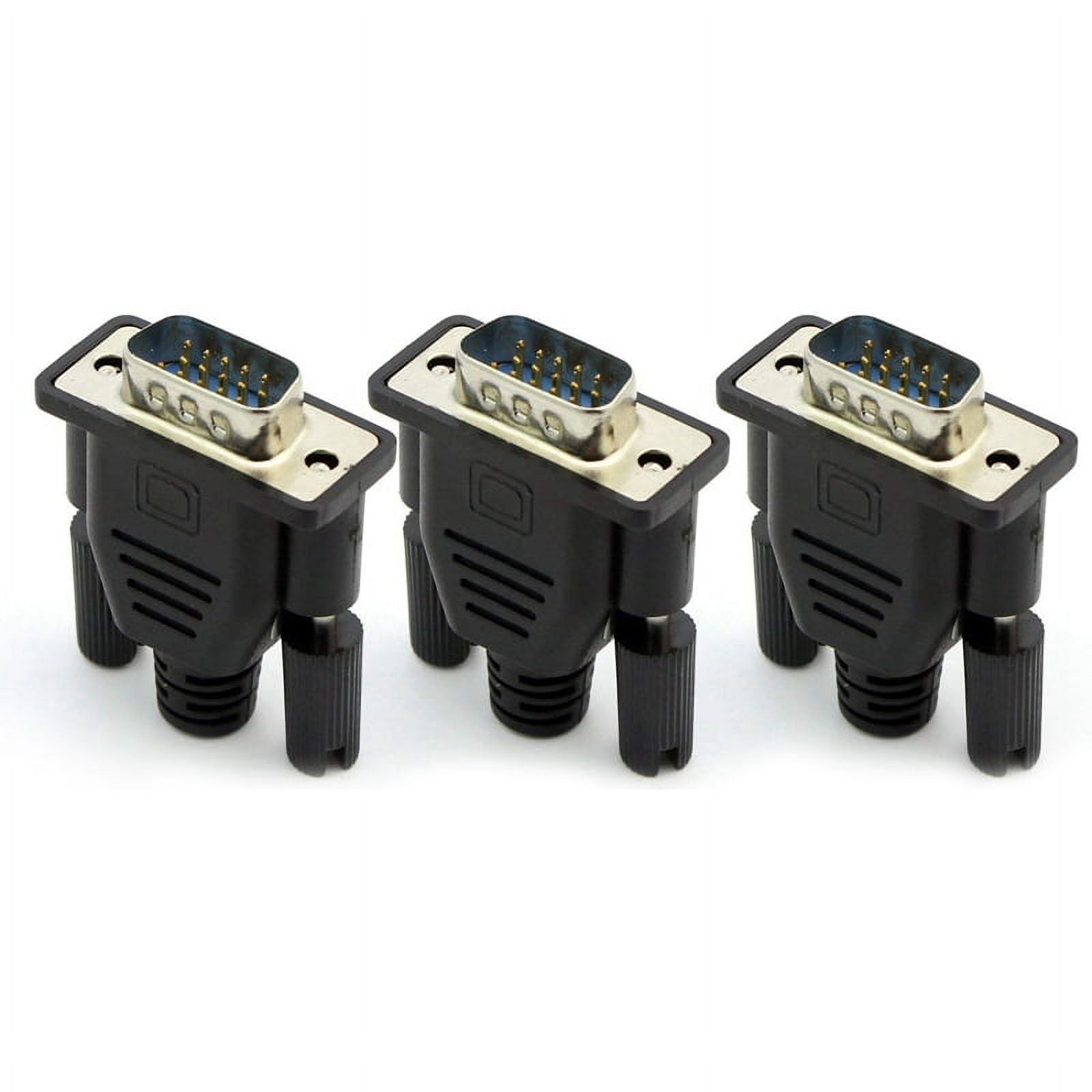 3X VGA Virtual Display Adapter Male Dummy Plug EDID Headless Ghost ...
