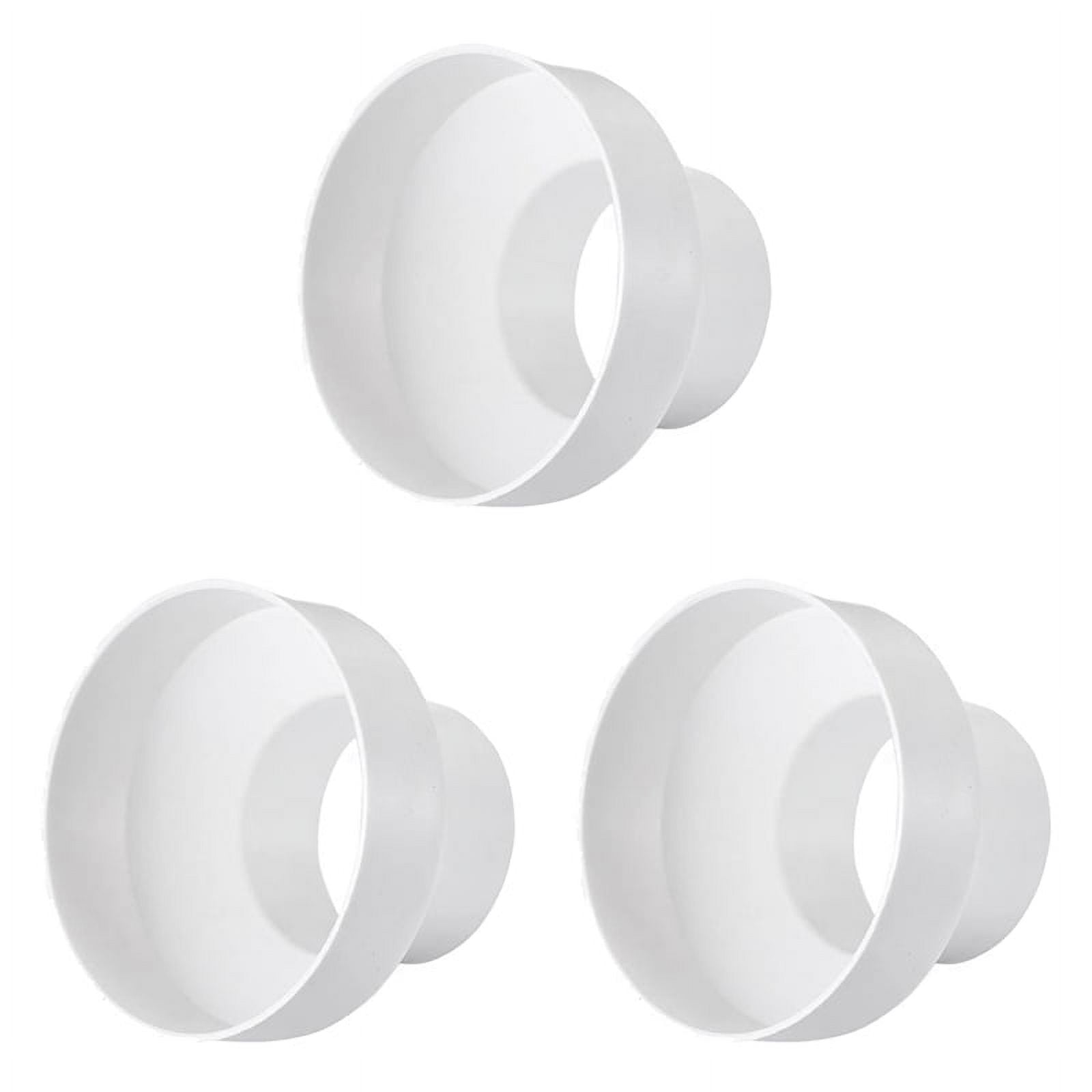 3X Ventilation Pipe Reducer Adapter Pipe Air Duct Adapter Pipe ...
