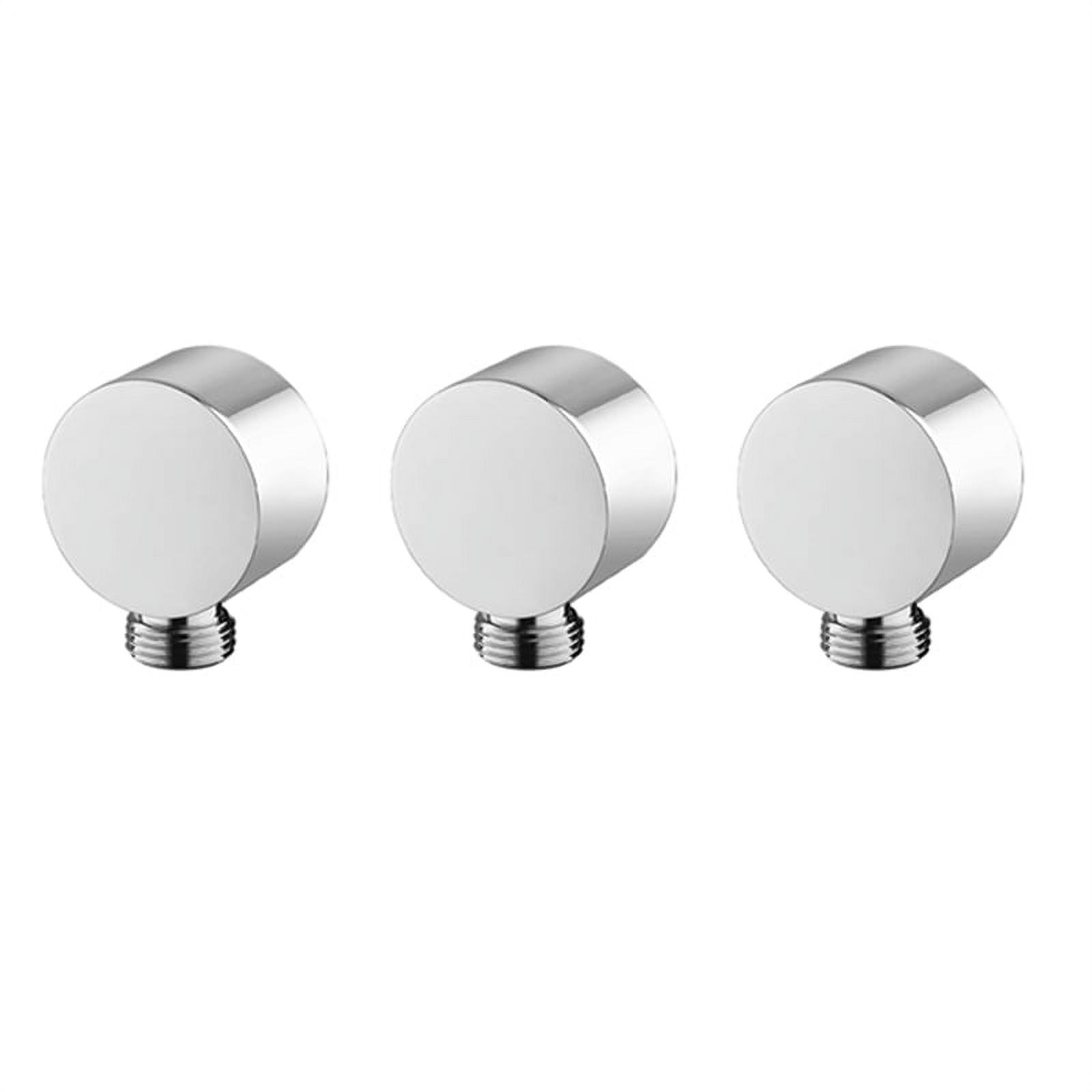 3X Wall Supply Elbow,Brass Round Mount Shower Hose Connector ...